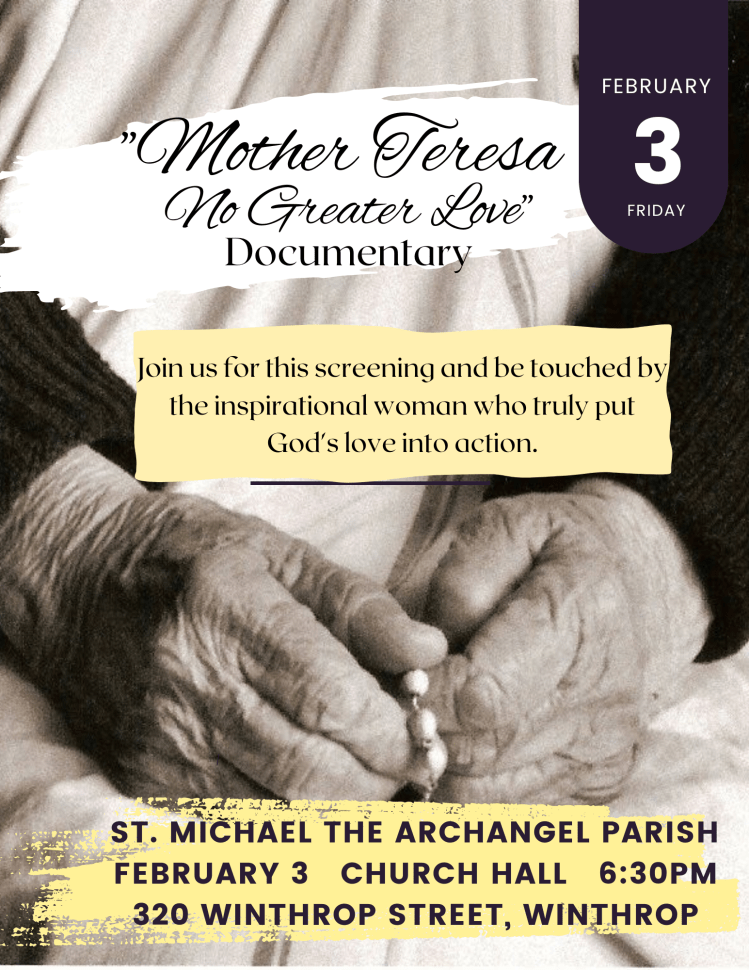 mother-teresa-doc-flyer – St. Michael The Archangel Parish
